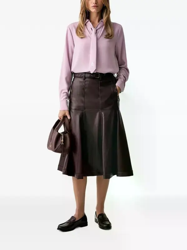 SILVIAN HEACH Belted Panelled Skirt