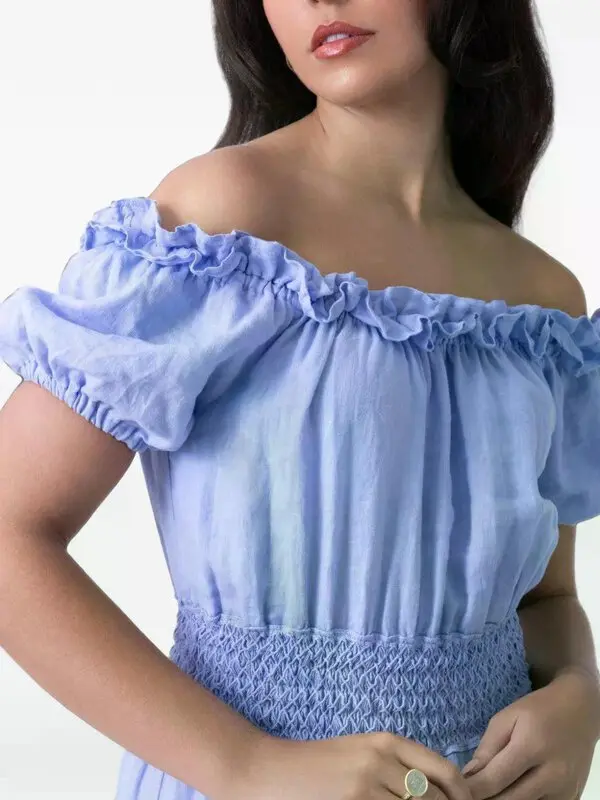 Misha Collection Off-shoulder Maxi Dress