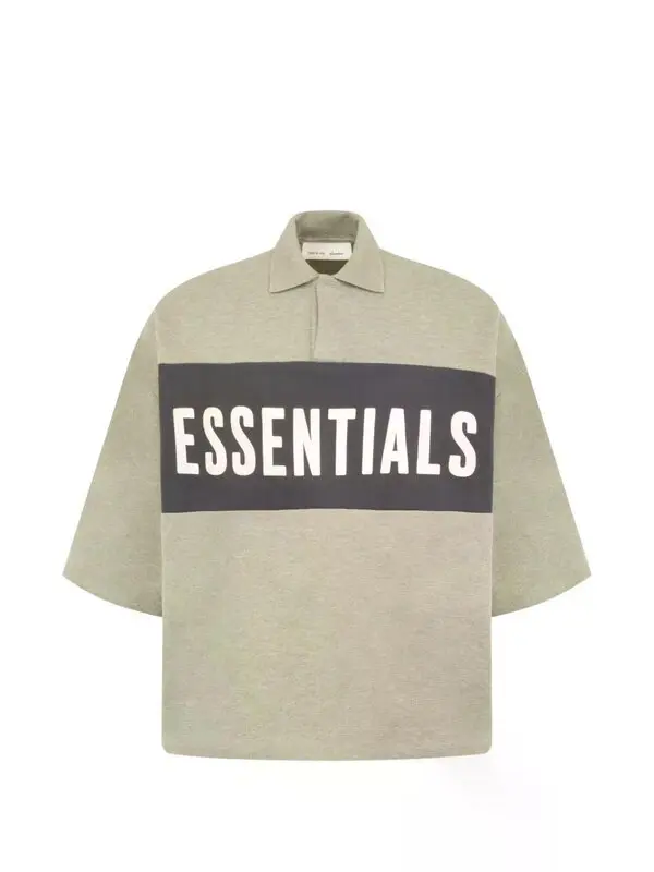 Fear Of God Cropped Panelled Polo Shirt