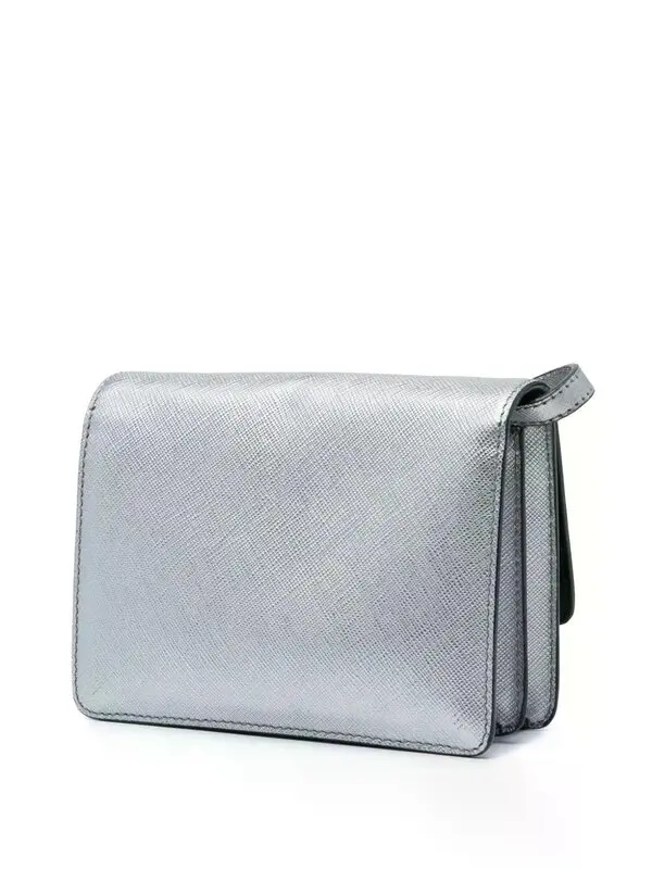 Prada 2010-2026 Saffiano Wallet On Strap Crossbody Bag