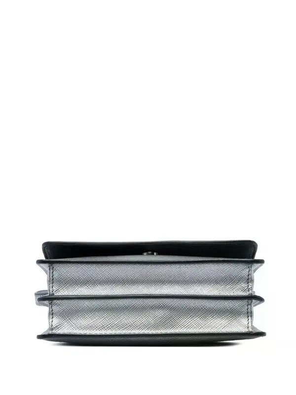 Prada 2010-2026 Saffiano Wallet On Strap Crossbody Bag