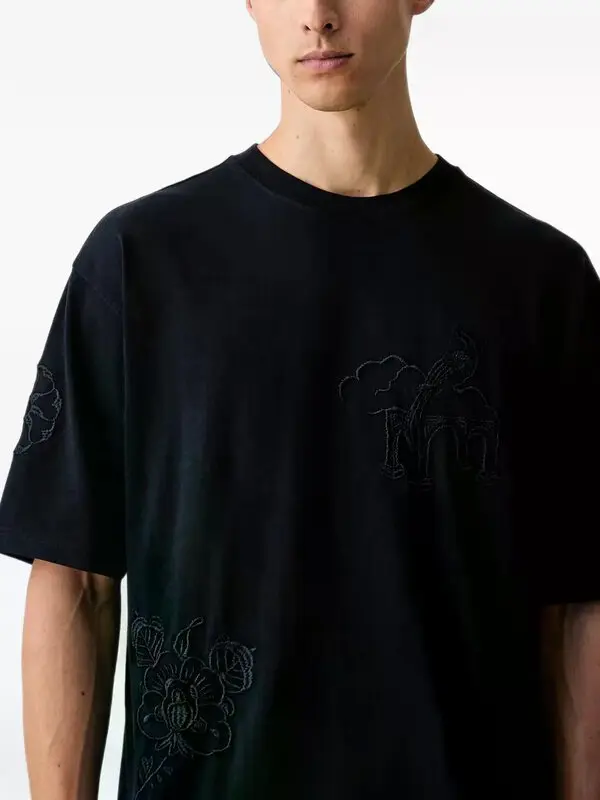 Scotch & Soda Embroidered Crew-neck T-shirt