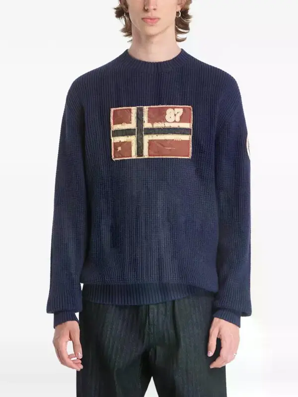 NAPAPIJRI Archive Flag-patch Sweater