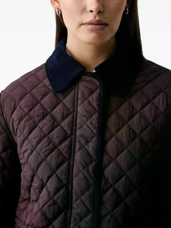 SILVIAN HEACH Vutsov Quilted Corduroy-collar Jacket