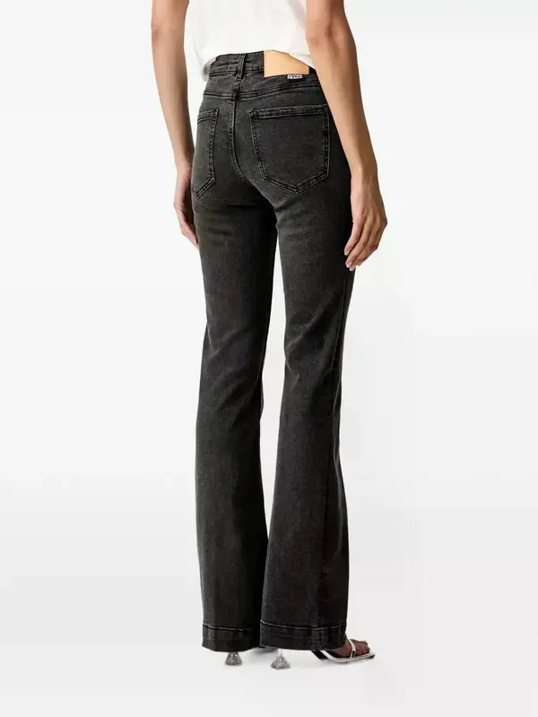 SILVIAN HEACH Faded-effect Flared Jeans