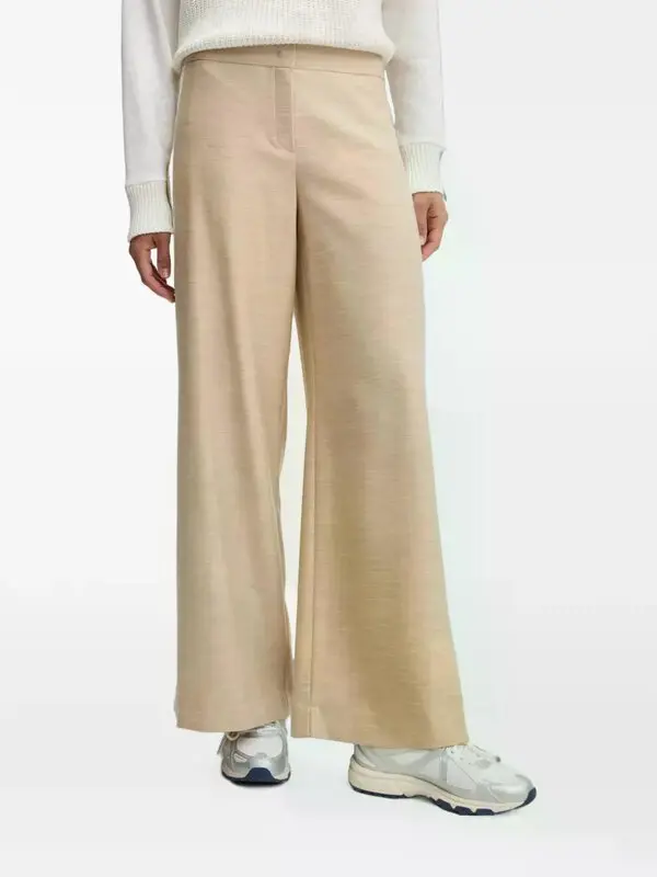 SPORTALM Side-stripe Wide-leg Trousers