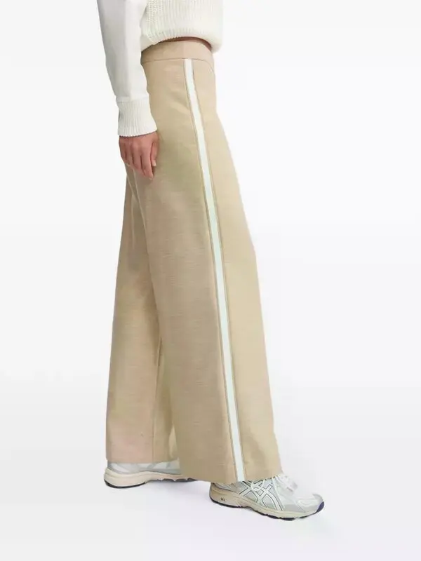 SPORTALM Side-stripe Wide-leg Trousers
