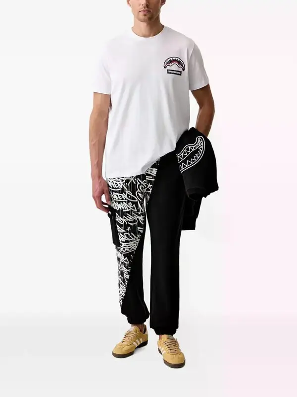 SPRAYGROUND Graffiti-print Cargo-pocket Track Pants