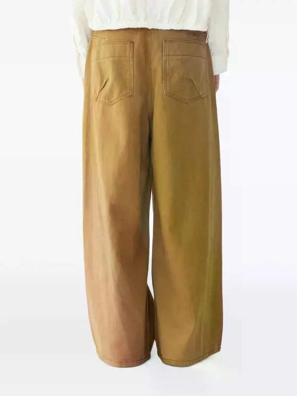 STUDIO TOMBOY Belted Wide-leg Jeans