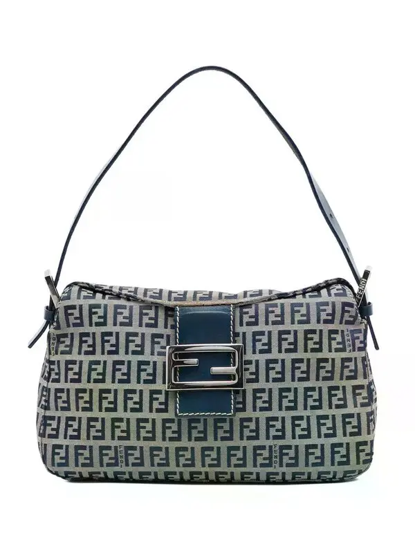 Fendi Zuchino Double Flap Shoulder Bag