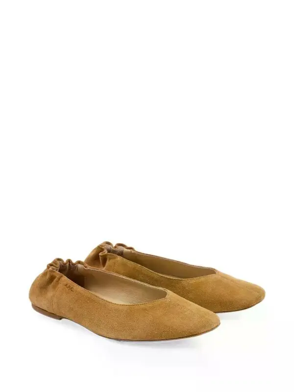 A.p.c. Juliet Suede Ballet Flats