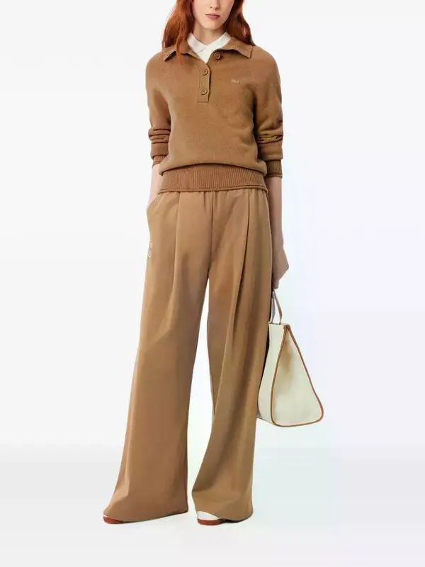 Lacoste Logo-patch Pleated Track Pants