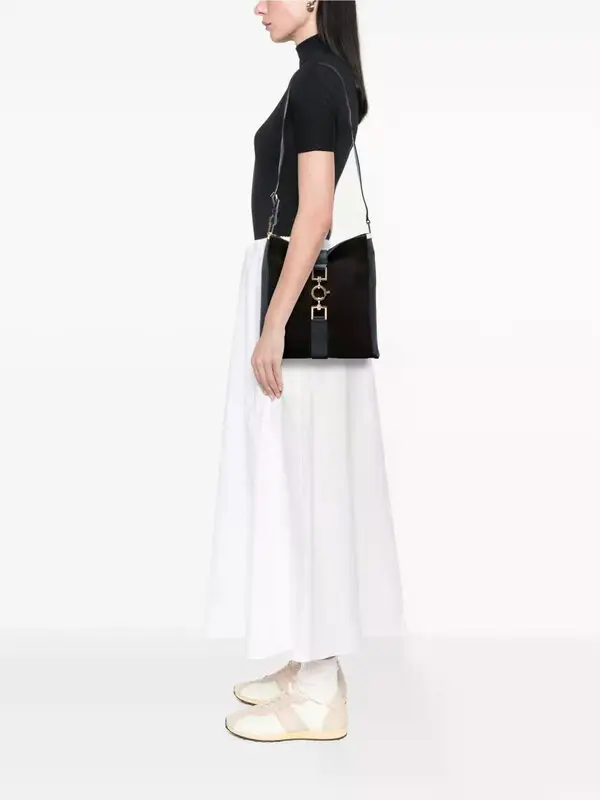 Gucci Suede Jackie Shoulder Bag - Brown