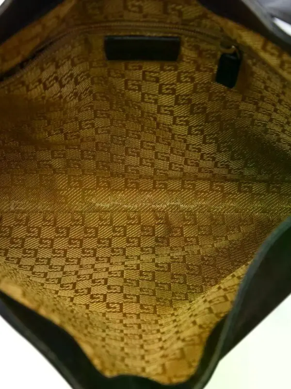 Gucci Suede Jackie Shoulder Bag - Brown