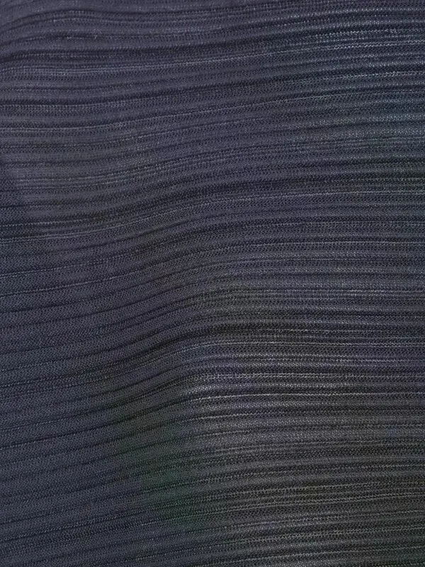 Issey Miyake Pleated Boat-neck T-shirt