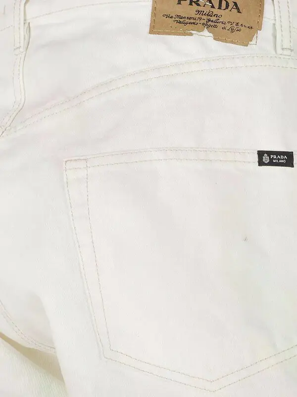 Prada Old-denim Five-pocket Jeans