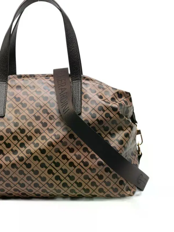 GHERARDINI Monogram-print Bowling Shoulder Bag