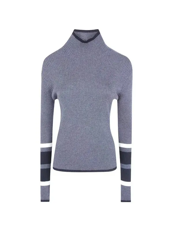 Mantū Ribbed Turtle-neck Sweater