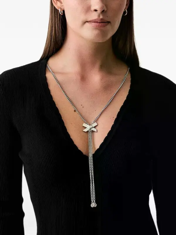 SILVIAN HEACH Ribbed V-neck Blouse