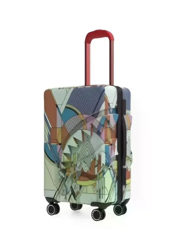 SPRAYGROUND X Frank Lloyd Wright Frozen Spheres Carry-on Luggage - White