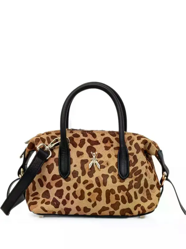 Patrizia Pepe Leopard-print Shoulder Bag - Neutrals