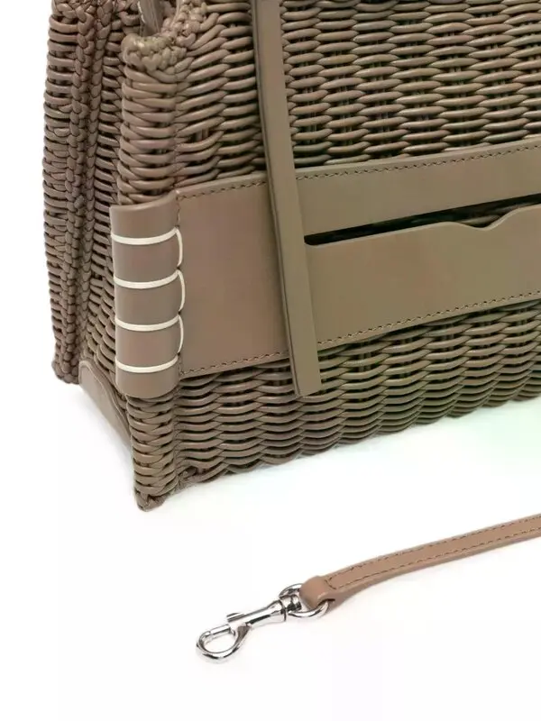 JW Anderson Woven Loafer Zip-up Tote Bag