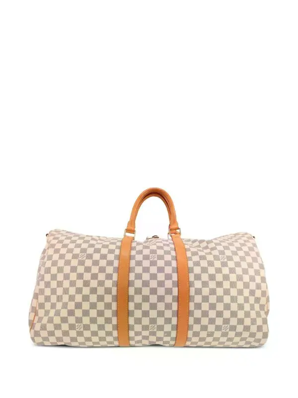 LOUIS VUITTON 2006 55 Keepall Damier Azur Luggage - Neutrals