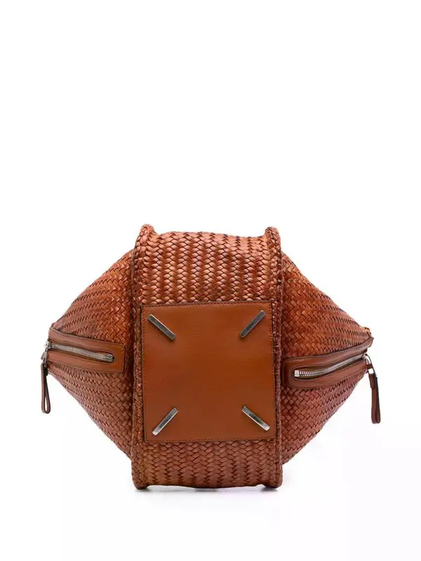 Loewe Medium Woven Calfskin Hammock Satchel