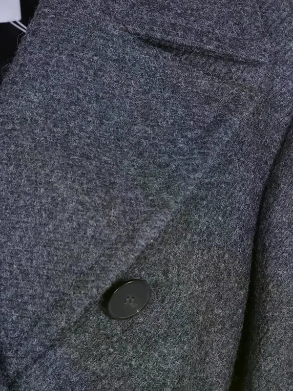 Mantū Double-breasted Notched-lapel Coat