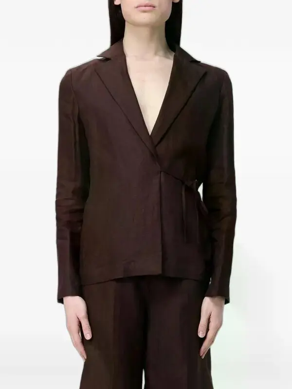 COLMAR Tie-fastening Linen Blazer