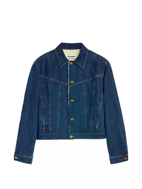 JIL SANDER Fleece-lined Denim Jacket
