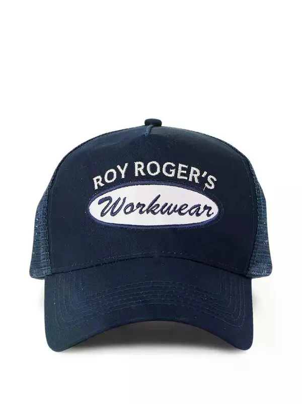 ROY ROGER'S Logo-patch Mesh-panel Cap - Blue