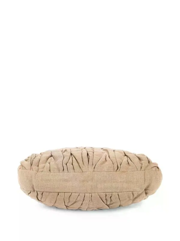 Miu Miu Coffer Matelassé Canvas Braided-handle Tote Bag