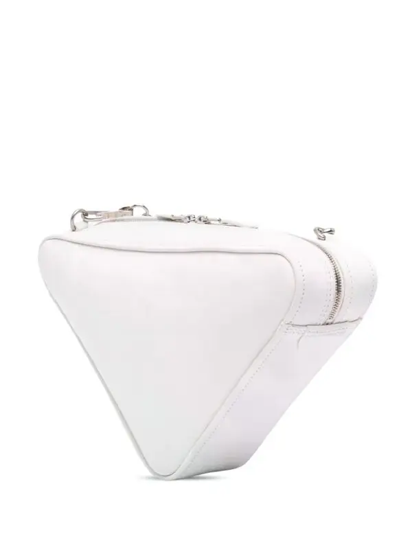 Balenciaga Leather Triangle Chain Cross Body Bag