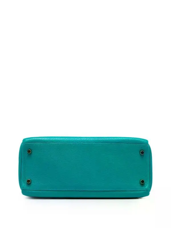 Hermès Clemence Kelly Ii Retourne 28 Satchel - Blue