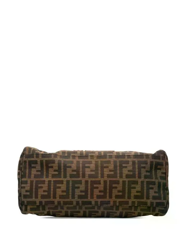 Fendi Zucca Canvas Grommet Etniko Du Jour Tote Bag