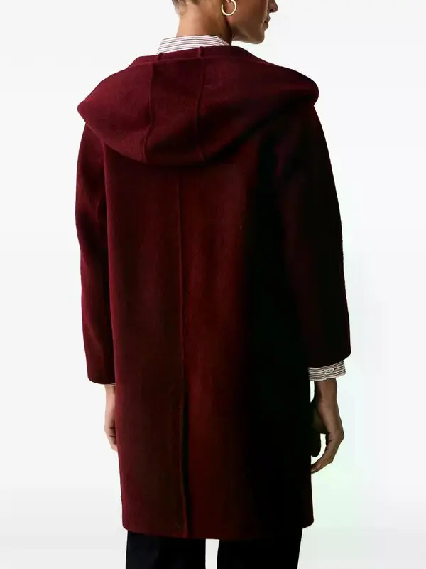 SILVIAN HEACH Hooded Double-breasted Coat