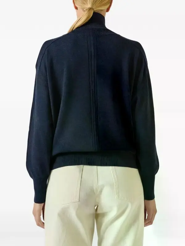 Soeur Nord Ribbed-knit High-neck Sweater