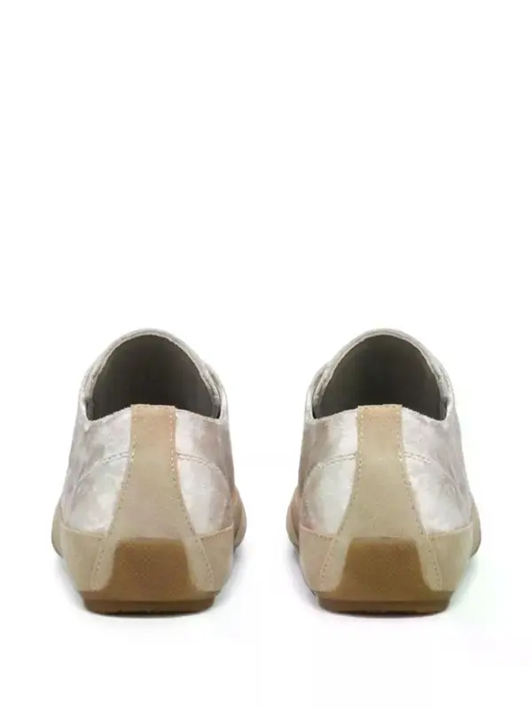 CANDICE COOPER Twist Velvet-effect Panelled Sneakers
