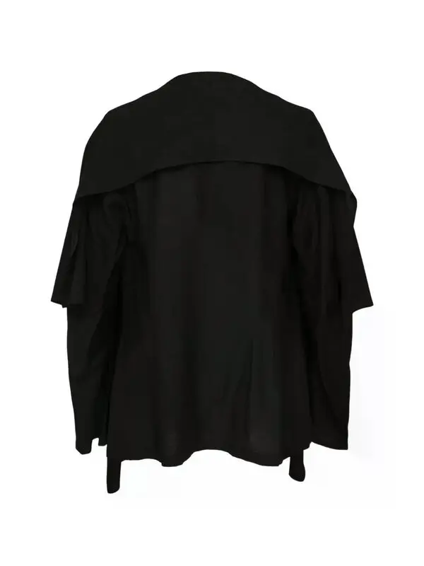 Yohji Yamamoto Layered Open-front Jacket