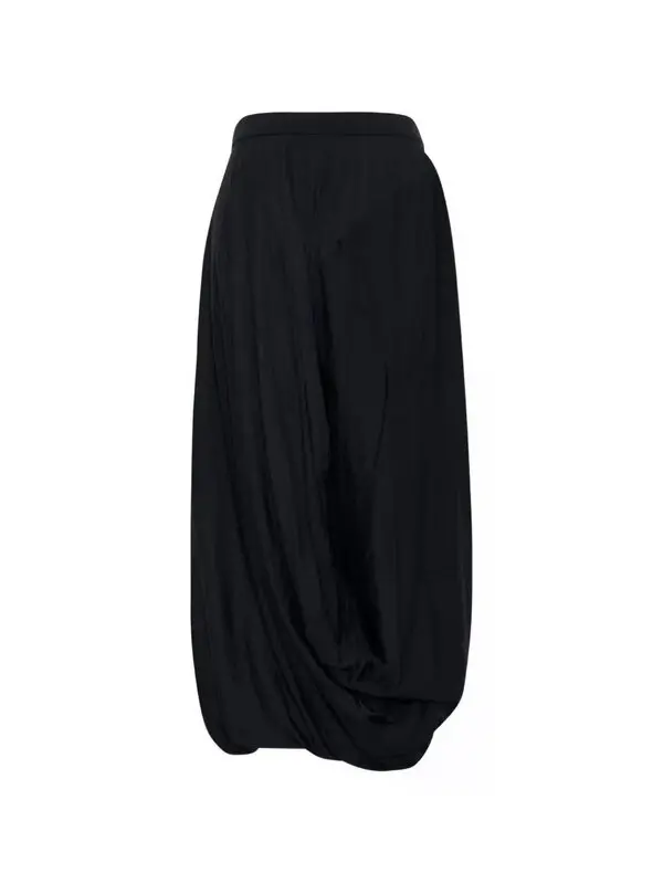 Junya Watanabe Draped Wool Maxi Skirt
