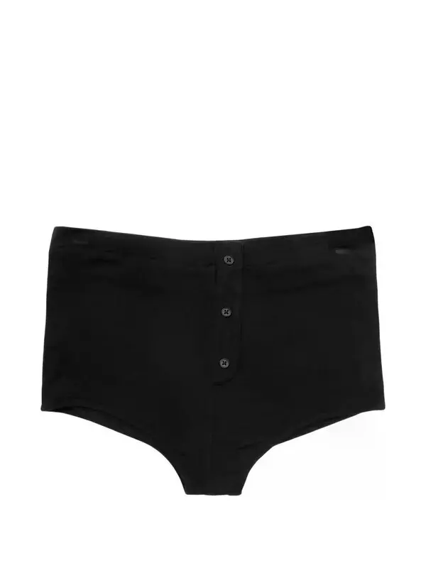 ENTIRE STUDIOS Button-up Jersey Shorts