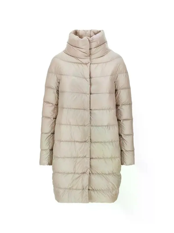 Herno Dora Quilted Funnel-neck Coat