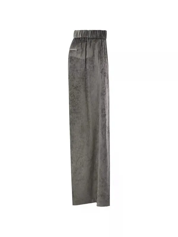 Peserico Corded-velvet Palazzo Pants