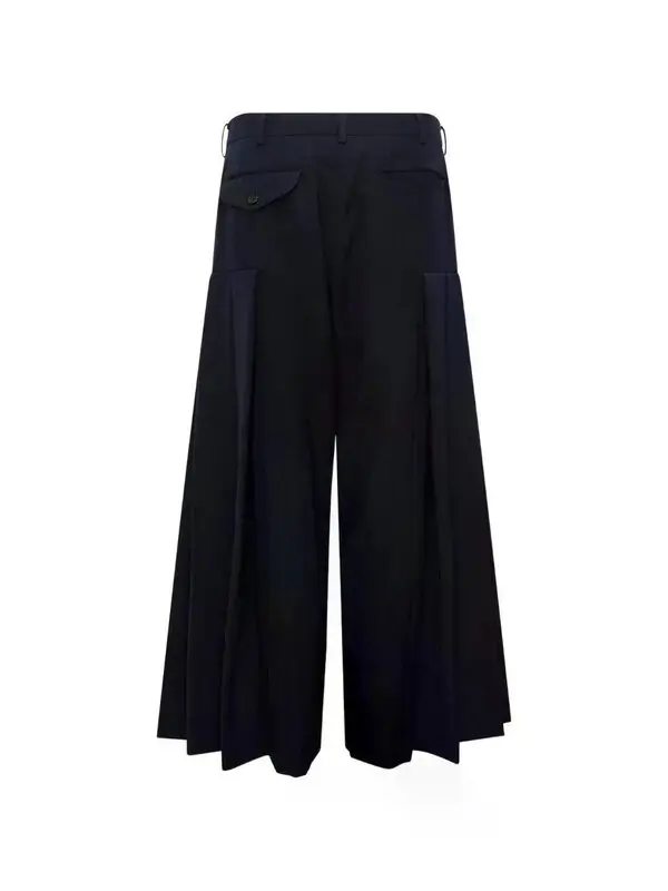 Comme Des Garçons Pleated Wide-leg Trousers
