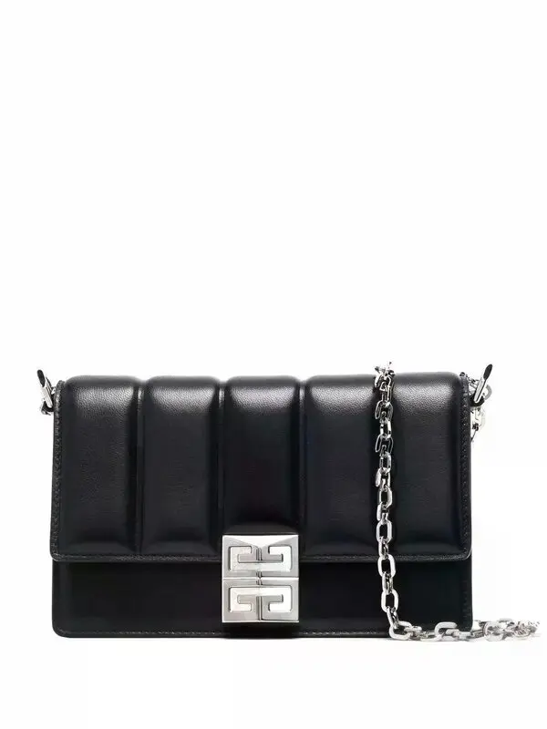 Givenchy Quilted Logo-buckle Leather Crossbody Bag