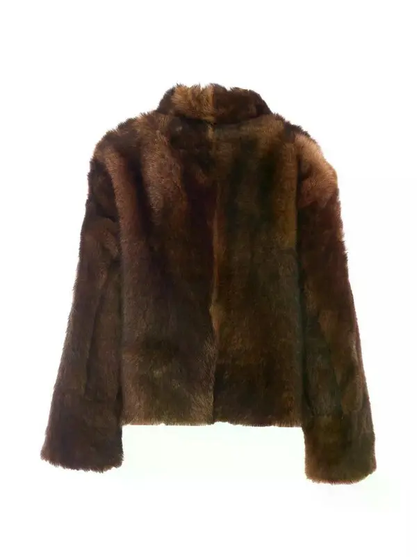 YVES SALOMON High-neck Shearling Jacket