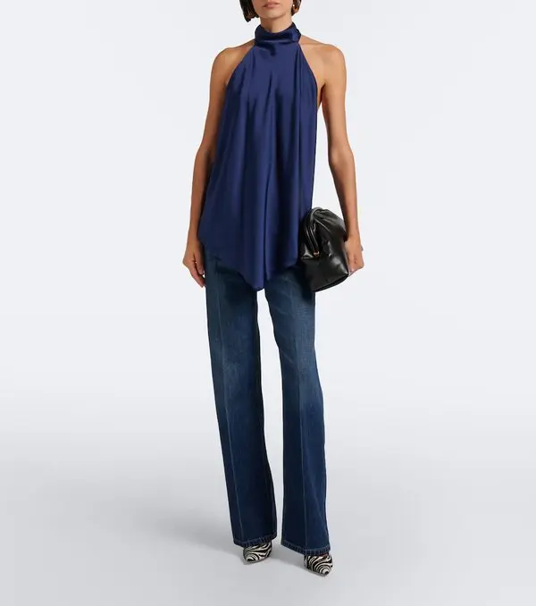 Stella McCartney Halterneck Satin Top