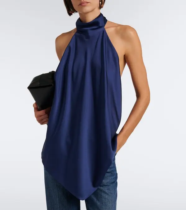 Stella McCartney Halterneck Satin Top