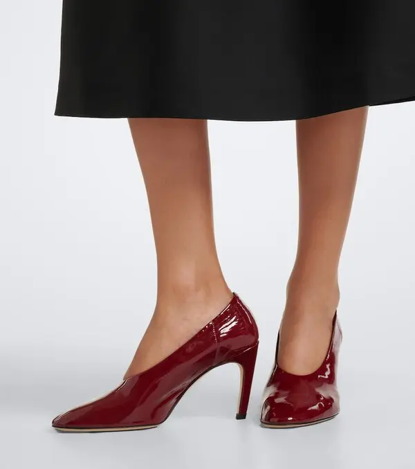 TOTEME Slip Patent Leather Pumps